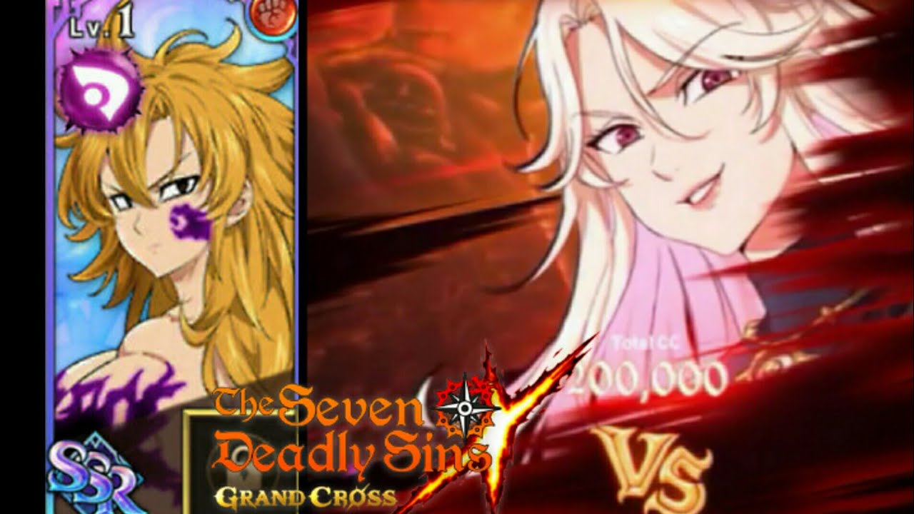 Red Derieri Destroys Extreme Evil boss Lillia | The Seven Deadly Sins ...