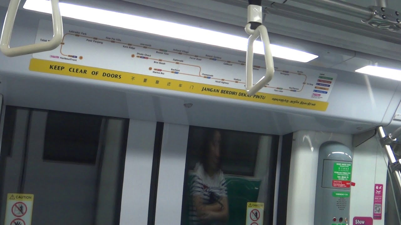 SMRT Trains C830, Alstom Metropolis EMU - Pasir Panjang to Labrador ...