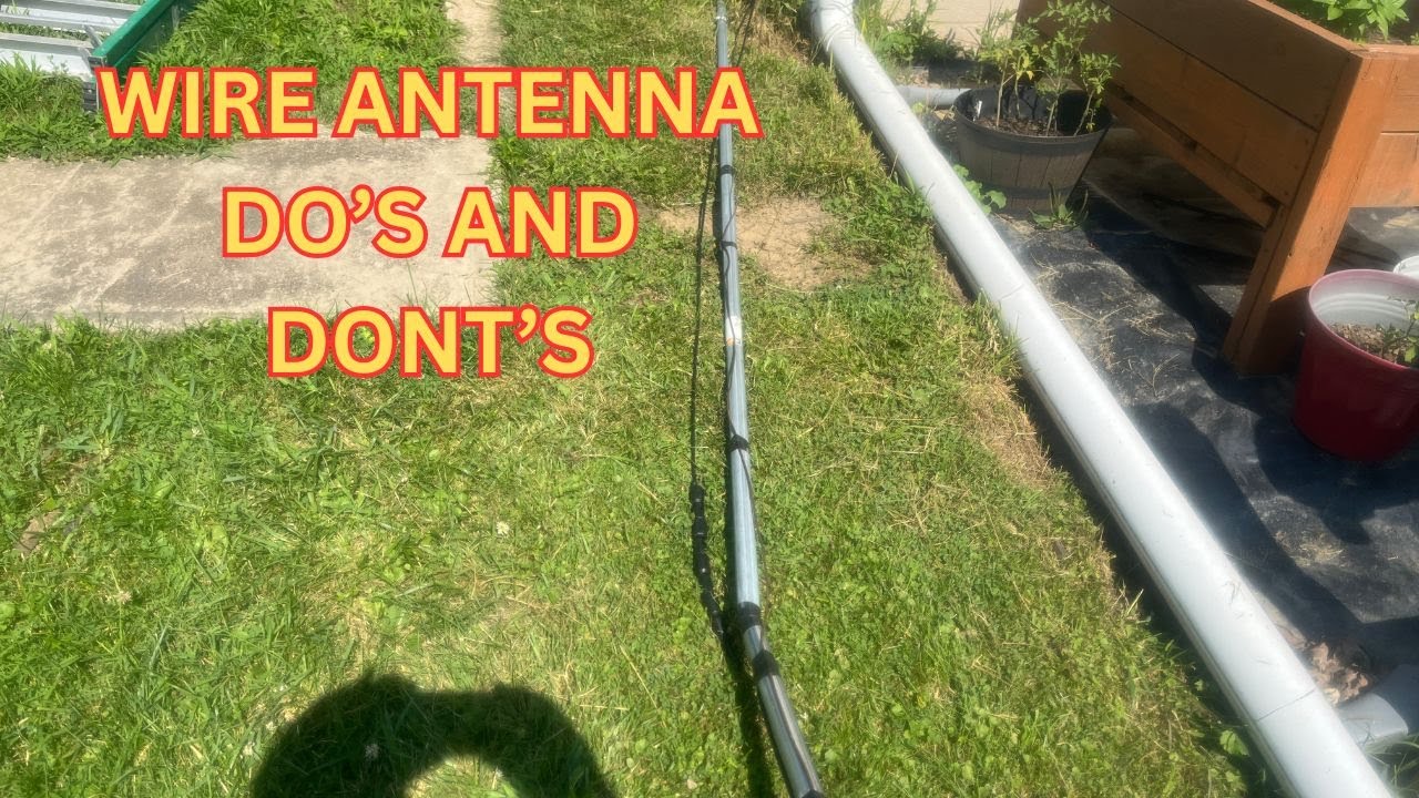 Tricks and Tips for Installing a Permanent Ham Radio Wire Antenna - YouTube