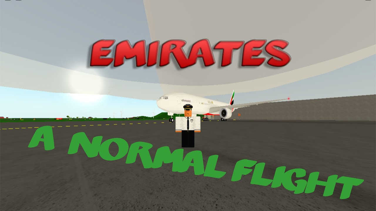 A "Normal" Emirates Flight | PTFS - YouTube