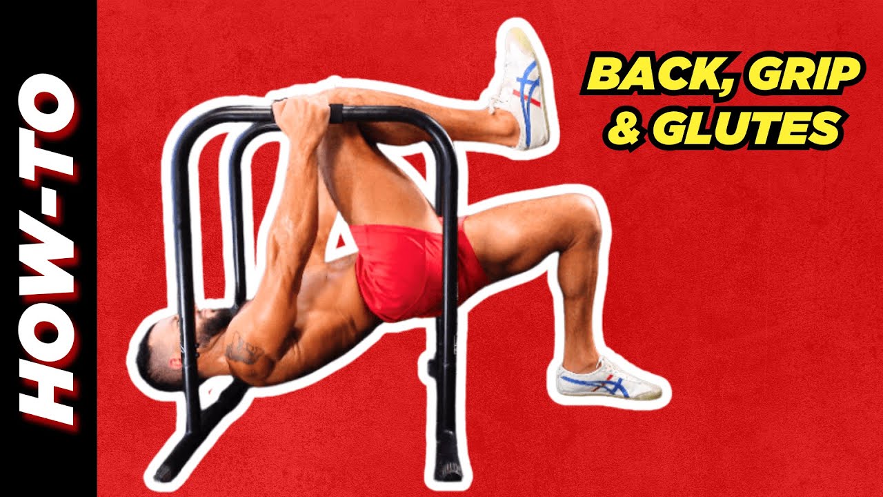 HOW TO- Bridge Hang 2-Arms & 1-Leg: Grow Glutes, Stretch Hip Flexors ...