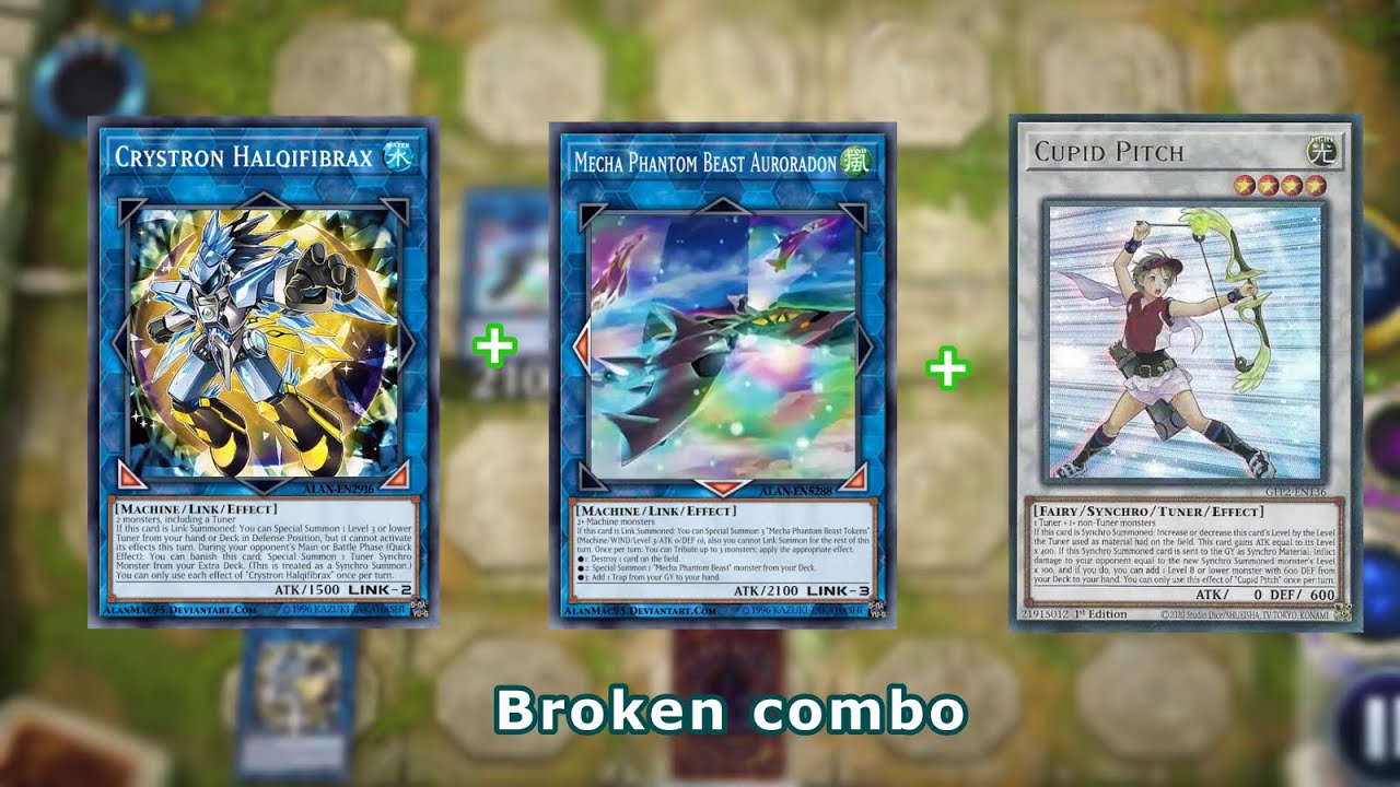 Master Duel - Crystron, Mecha phantom beast and Cupid pitch deck - YouTube