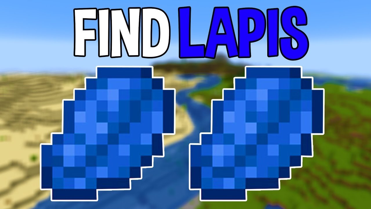 how to find lapis in minecraft easiest way!!! - YouTube