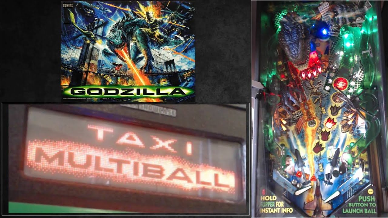 Godzilla pinball 1998. Gameplay with Save NY wizard mode - YouTube