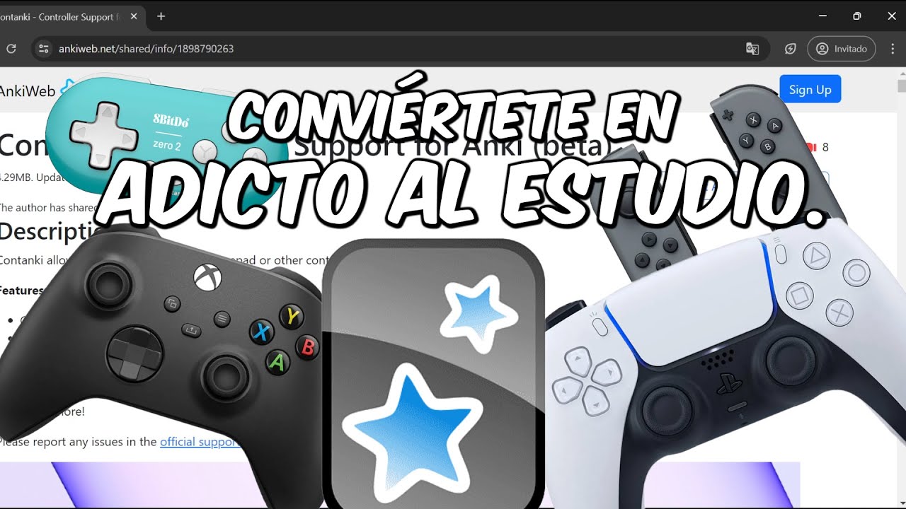 Cómo conectar tu control de videojuegos, Joy Con, 8BitDo, Mando a ANKI ...