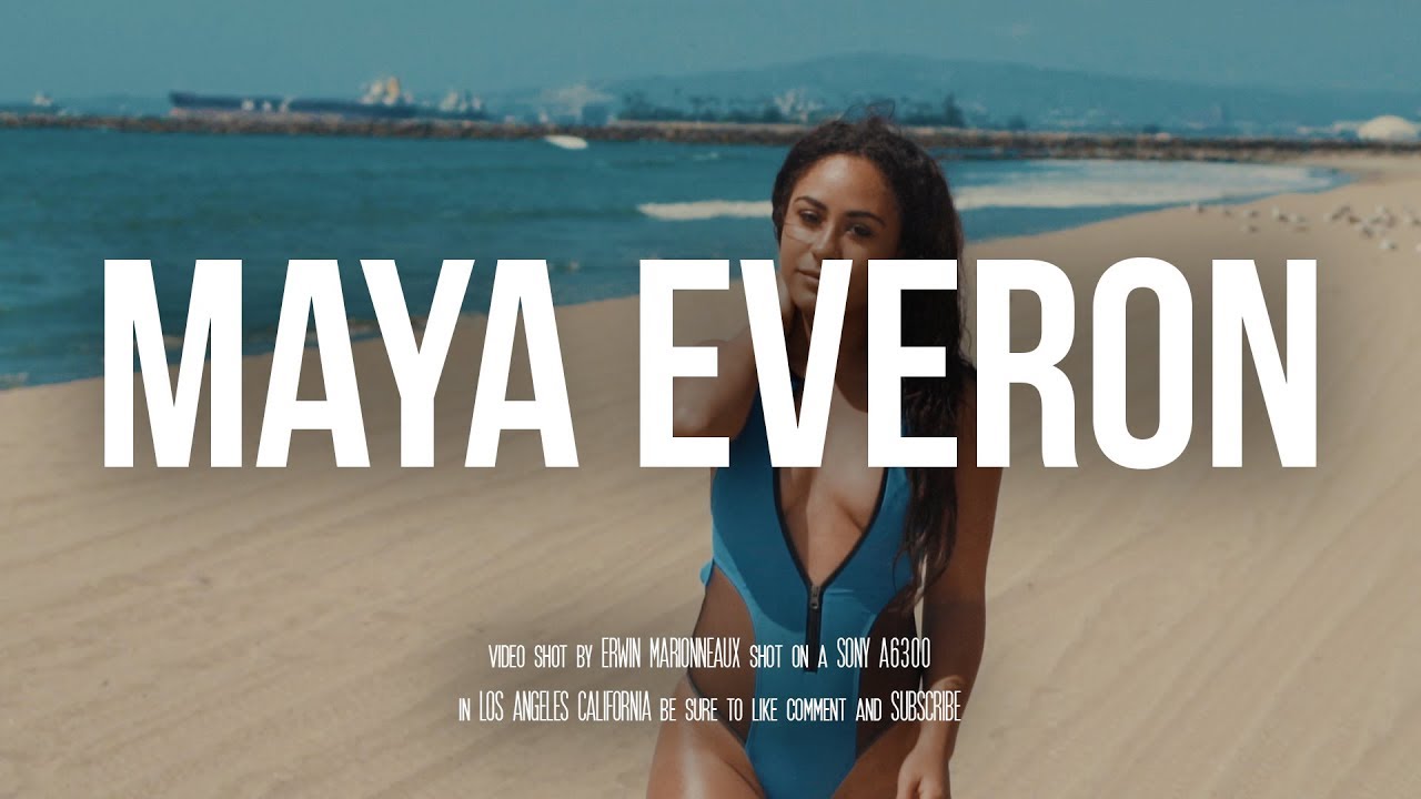 Portrait Video - Maya Everon on Seal Beach | Sony a6300 + 50mm - YouTube