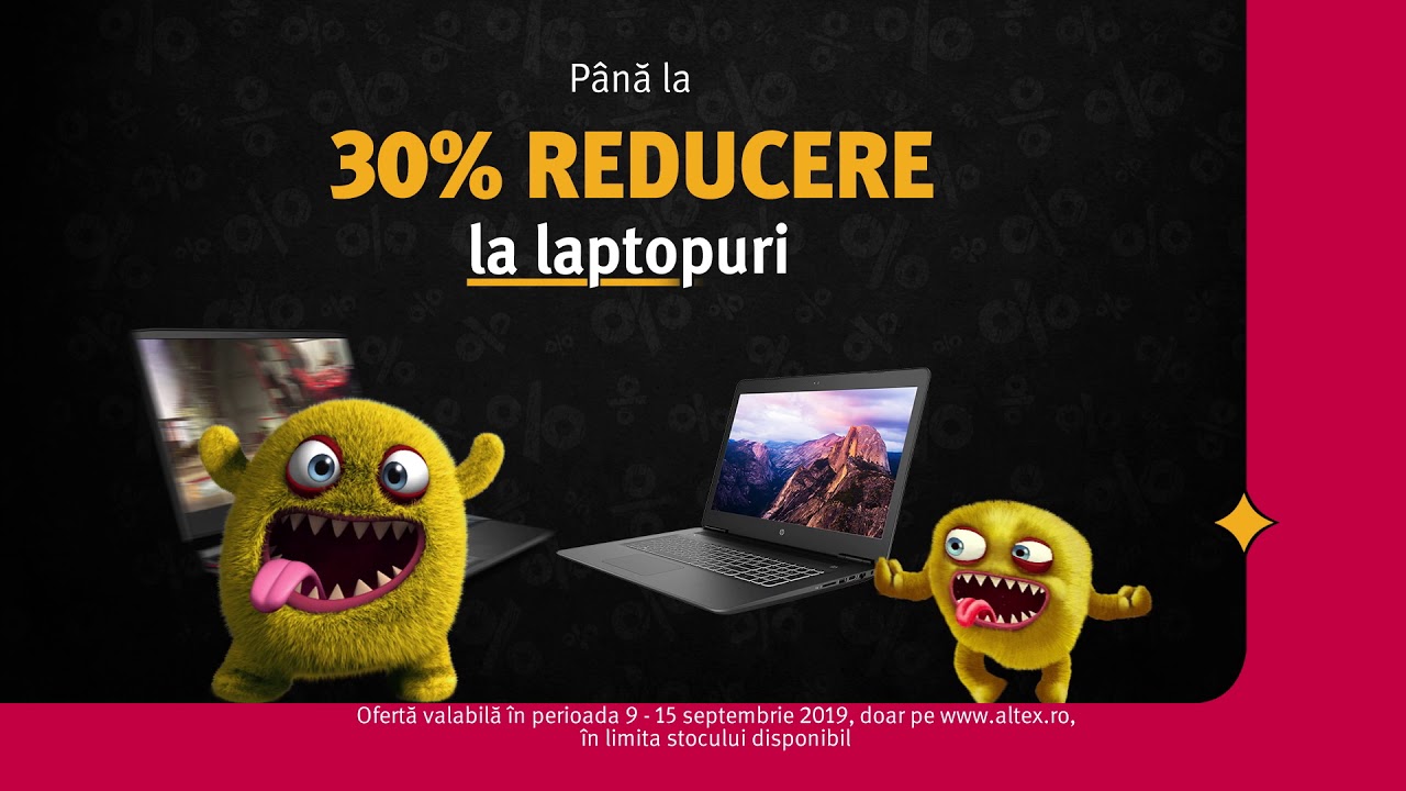 Până la 30% REDUCERE la laptopuri | Săptămâna devoratorilor de prețuri ...