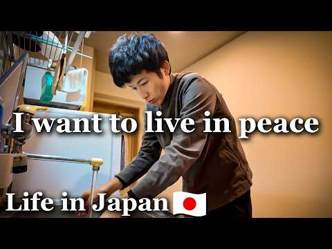 [Vlog] The daily life of a Japanese man🇯🇵｜Peace is the best ｜Visiting a shrine｜Cooking｜Living Alone