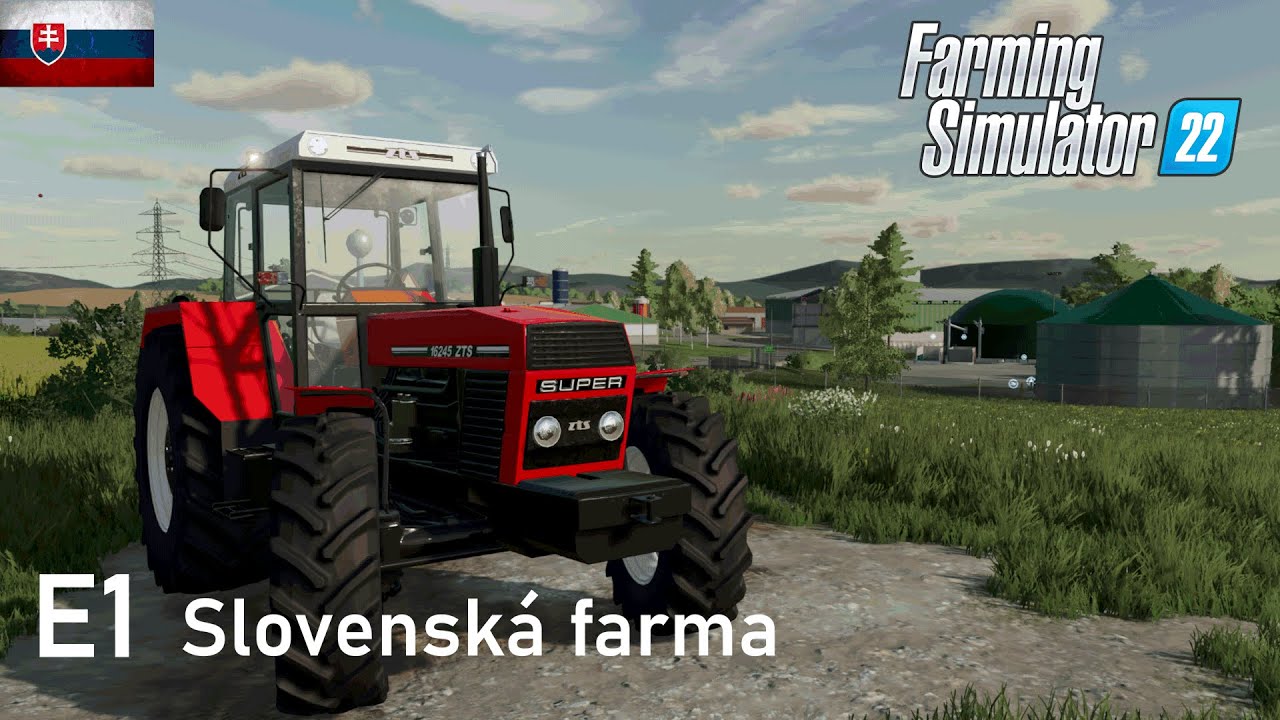 FS22 | Farma na Slovensku a žatva | E1 - Karpatský vidiek | Timelapse ...