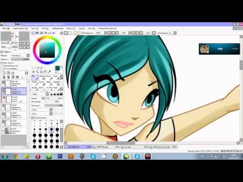Drawing Winx OC magic winx\Рисуем персонажа Винкс МВ - YouTube