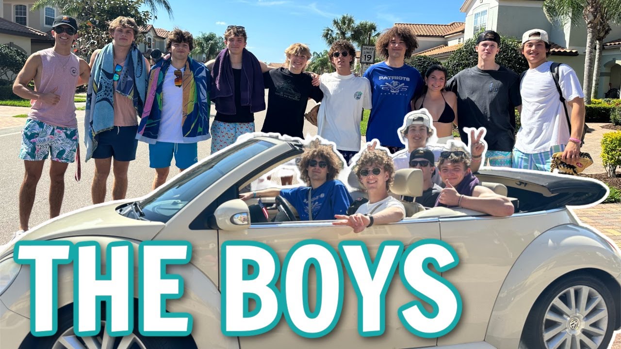Vacation With The Boys: We Hosted 8 Teenagers for SPRING BREAK!! - YouTube