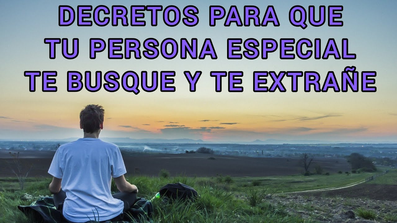 DECRETOS/ para sugestionar y atraer a tu persona especial ♥️ - YouTube