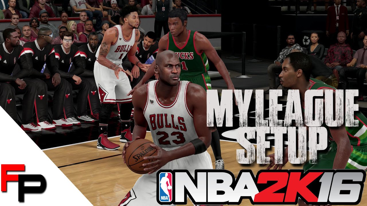 NBA 2K16 - Legends Roster 2 - My League Setup - YouTube