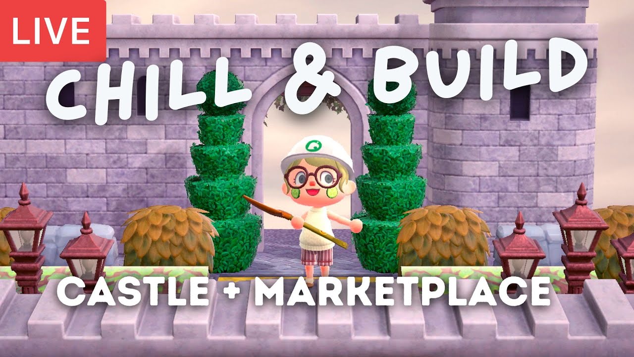 🔴 Marketplace & Castle Chill n' Build 🤩 Resident's Services // Day 26 ...