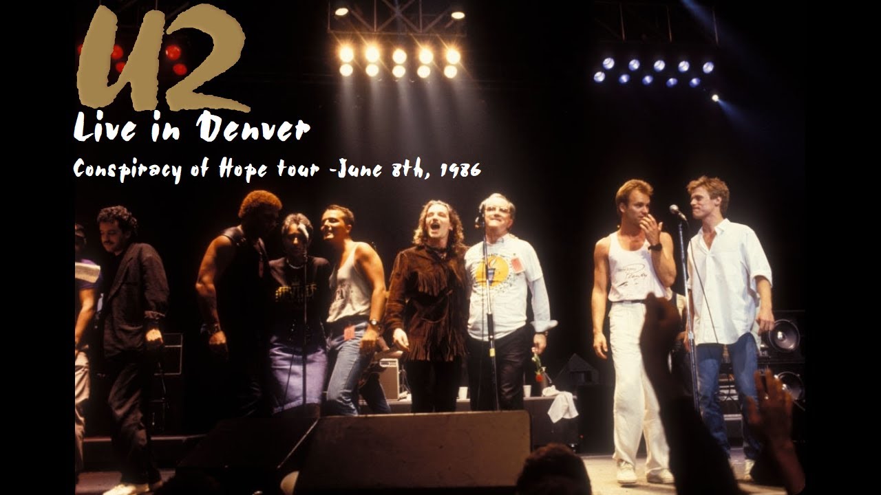 U2 - Live in Denver, 8th June 1986 - YouTube
