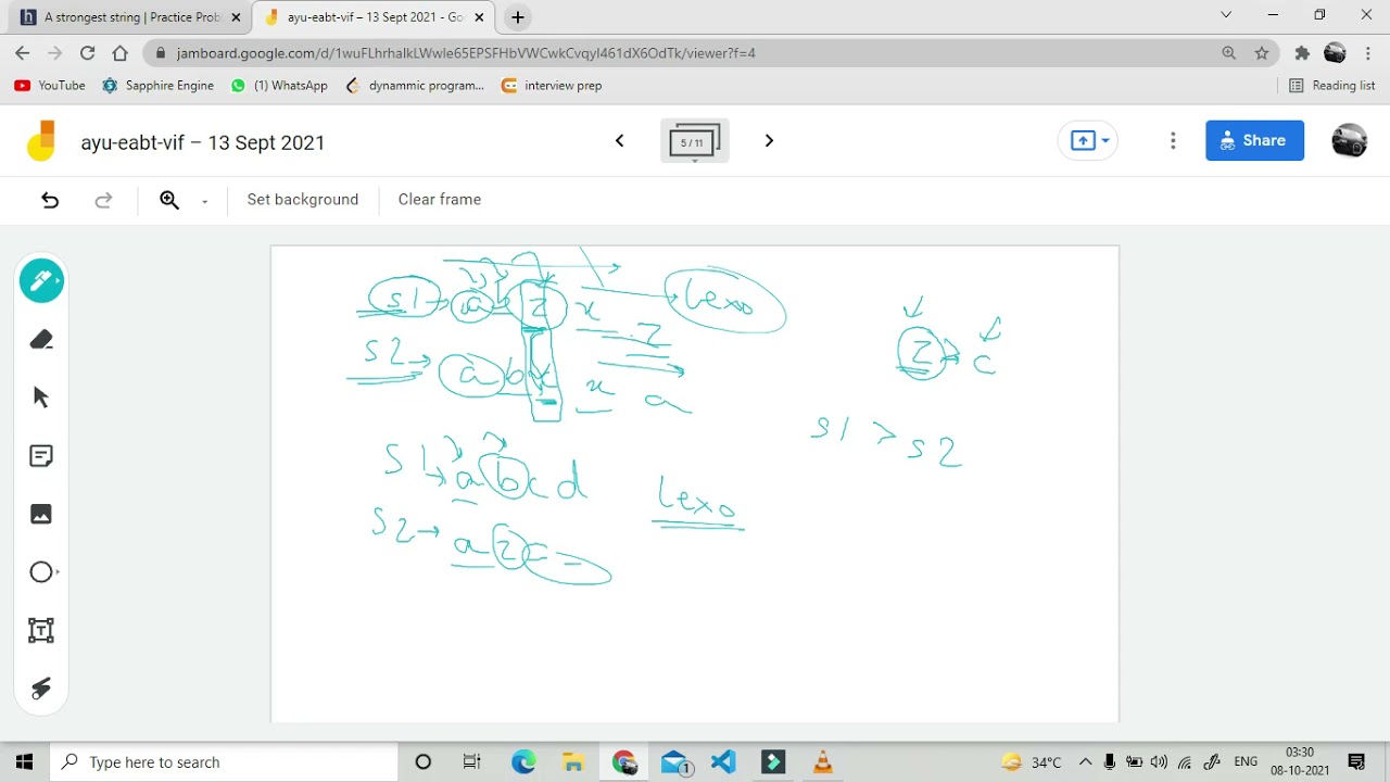 Strongest String Hackerearth Trilok Kaushik Tejus Chaturvedi Geeksman Youtube