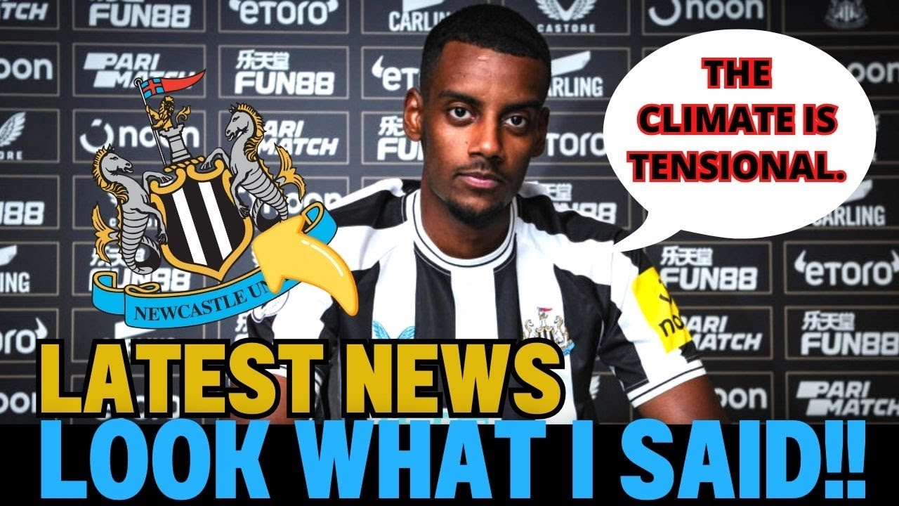 🚨BREAKING NEWS!THIS WAS CHEERING!ISAK REACTS TO THE NUFC SITUATION ...