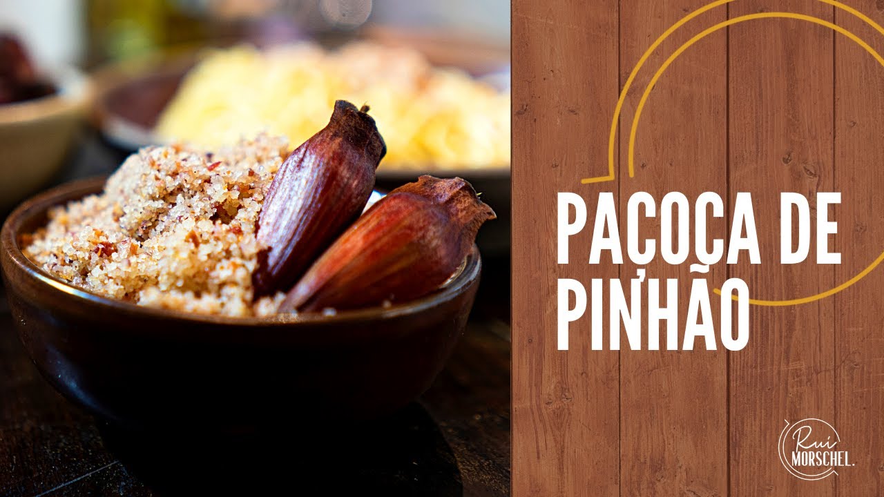 COMO FAZER PAÇOCA DE PINHÃO - RECEITAS DO PARANÁ | Quase de Graça - YouTube