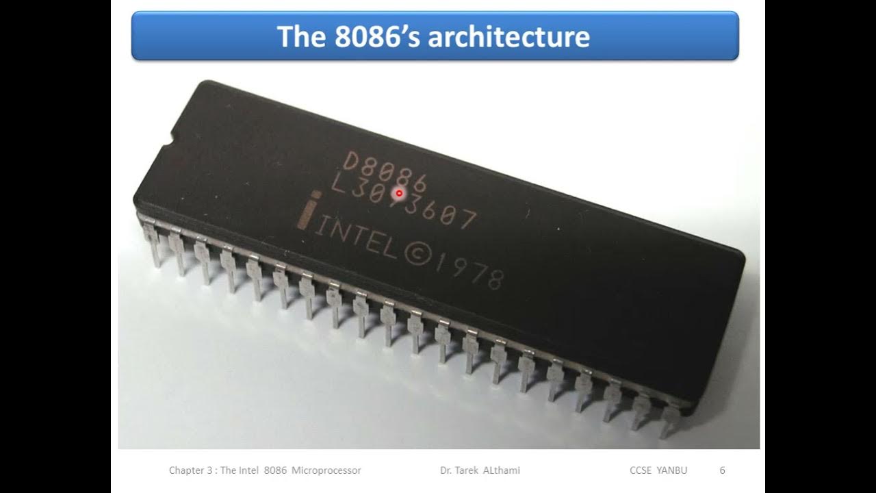 1- 8086/8088 Microprocessor & its Registers - YouTube
