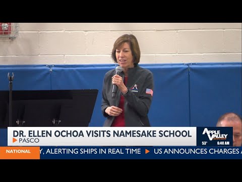 NASA Astronaut Dr. Ellen Ochoa visits first school named after her