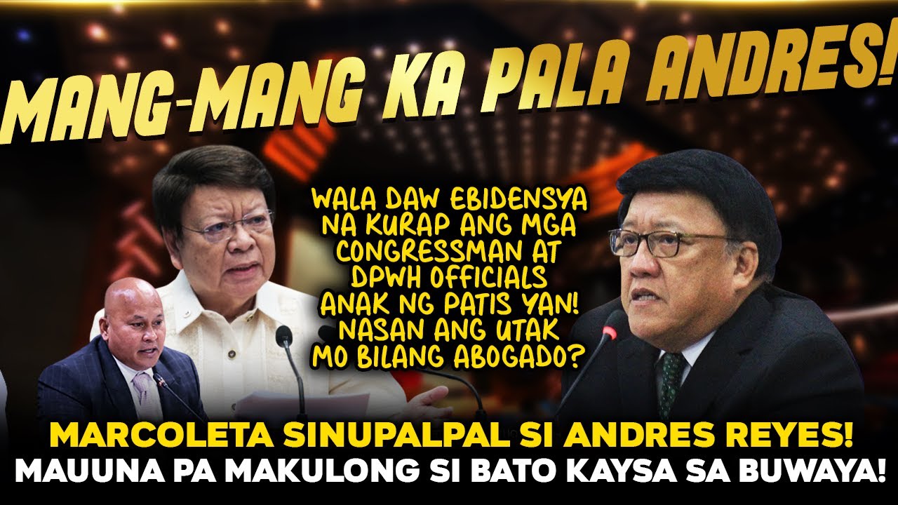 "MANG-MANG KA ANDRES REYES!" MARCOLETA SINUPALPAL SI ANDRES REYES ...