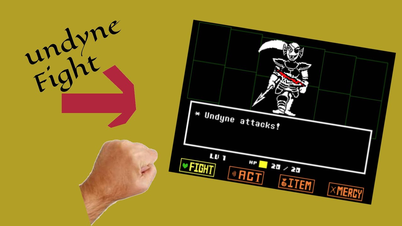 Undartale bölüm 1 (Undyne fight) - YouTube