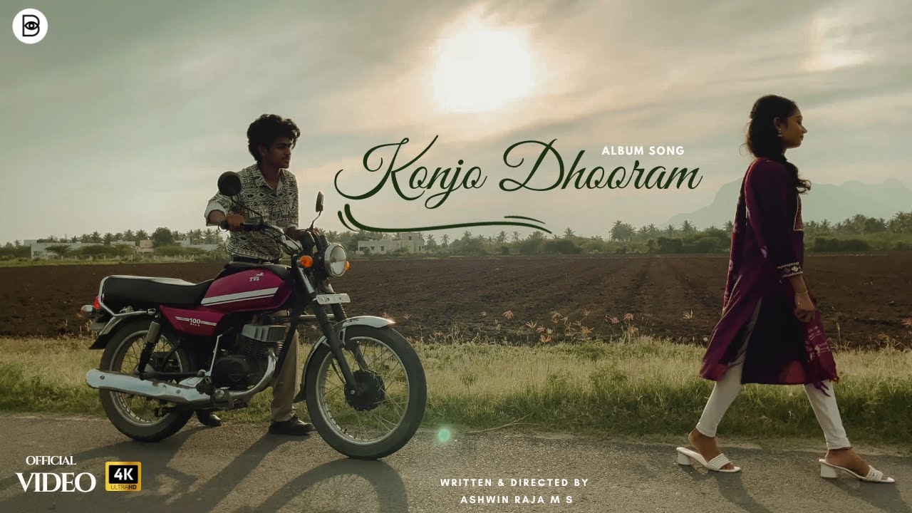 Konjo Dhooram Official Video [4K] - Ashwin Raja | Tamil Music Video ...