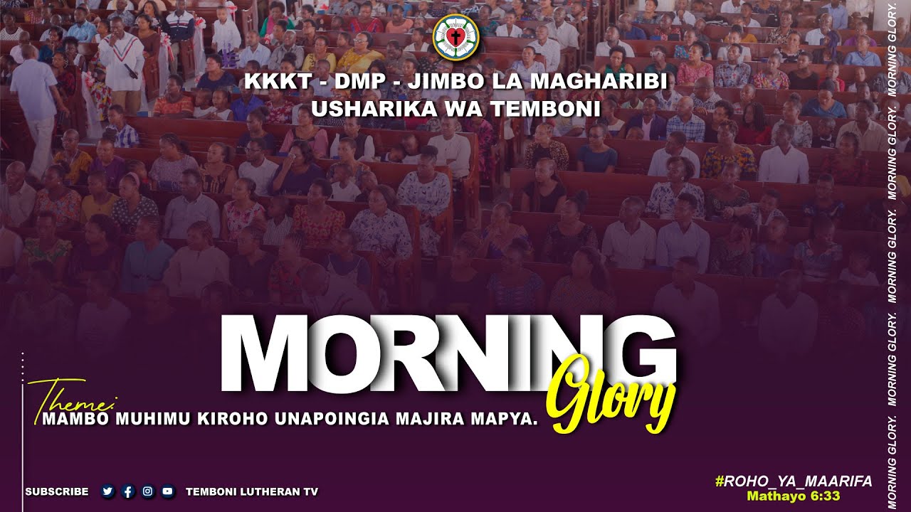 IBADA YA MORNING GLORY 21.01.2025 - YouTube