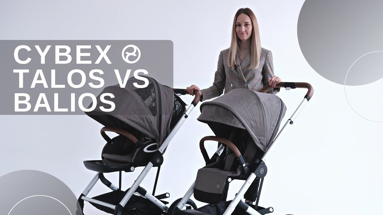 Порівняння Cybex Balios S Lux VS Cybex Talos S Lux. Який візочок обрати? - YouTube
