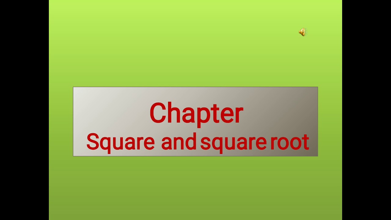square and square roots | properties of squares - YouTube