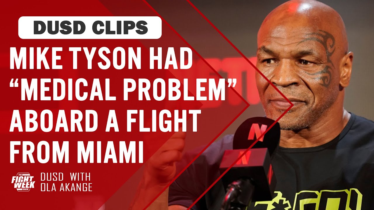 Mike Tyson Medical Issue During Flight From Miami | DUSD Clips - YouTube