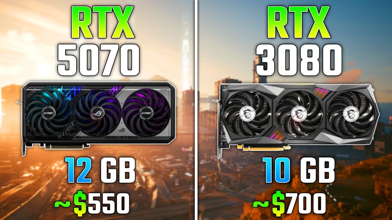 RTX 5070 vs RTX 3080 | Test in 7 Games - YouTube