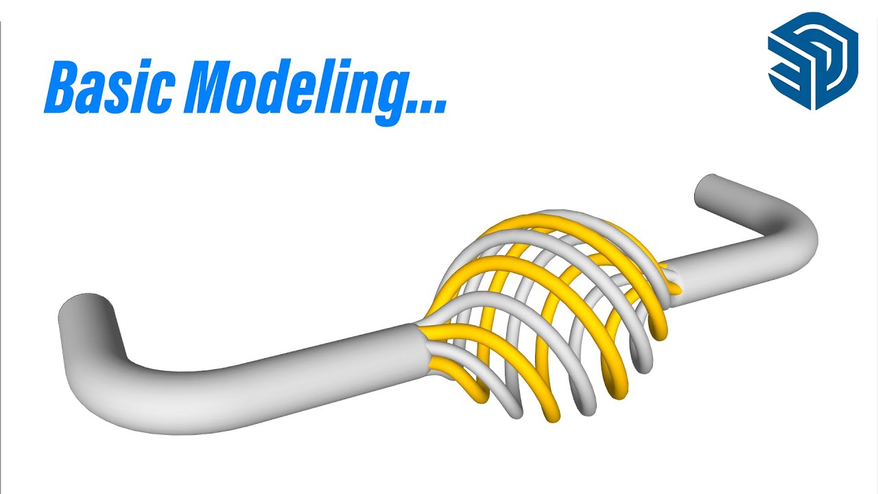 Basic Modeling in SketchUp - Handle - YouTube