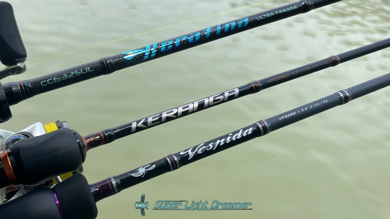 Ultralight Fishing with Rapala Super Light Dreamer rods | VMC Jig Bean ...