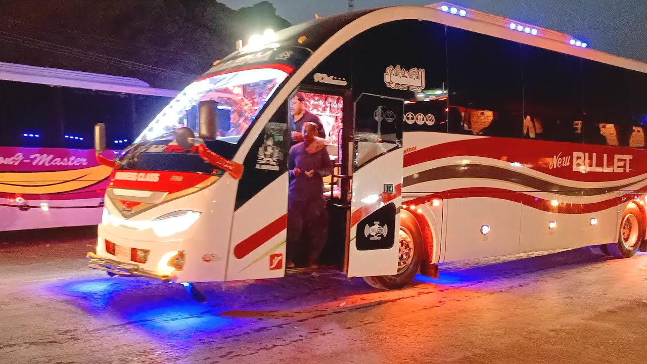 Hino RN8j Road Bullet Bus | Sleeper Bus | Late Night Bus | Bus terminal ...