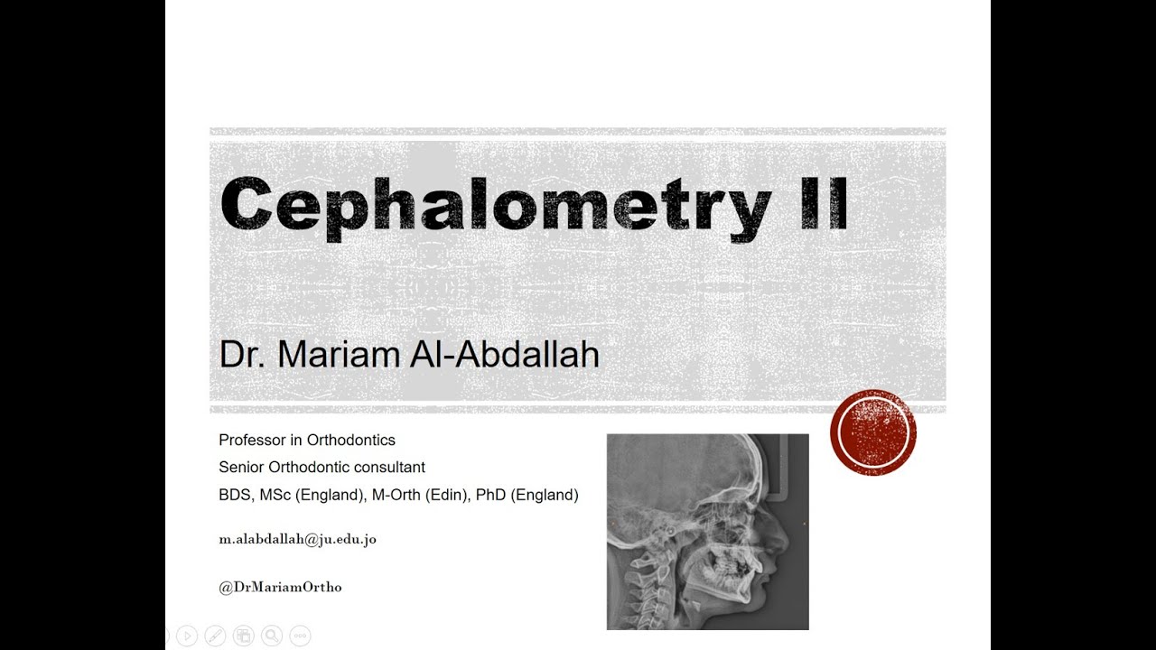 Dr. Mariam Cephalometry Part 2 - YouTube