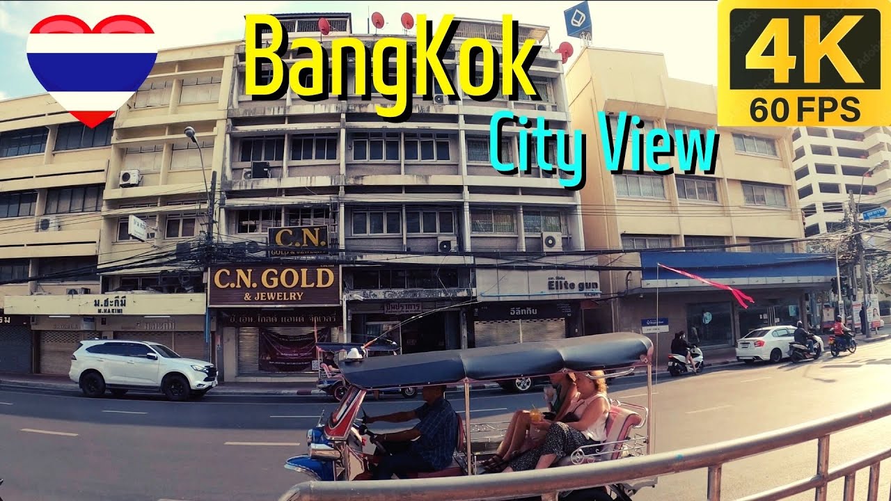 Bangkok City View - China Town Kuala Lumper Walk, Thailand Walking Tour ...