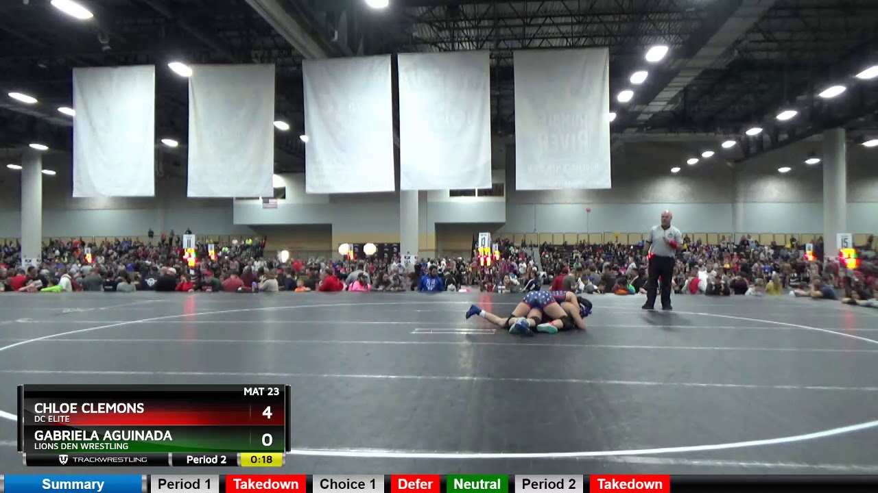 Girls High School 114-125 Gabriela Aguinada Lions Den Wrestling Vs ...