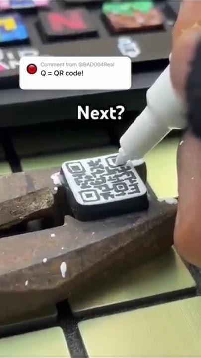 DIY QR Code Drawing on Keyboard | Fun Creative Project! - YouTube