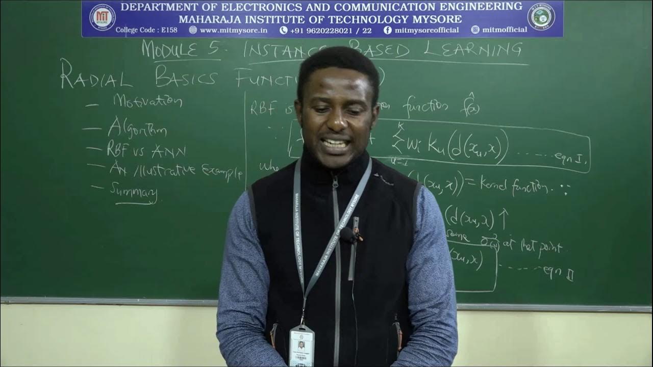 17CS73 - ML (Module 5) 5.6 Radial Basics Function - YouTube