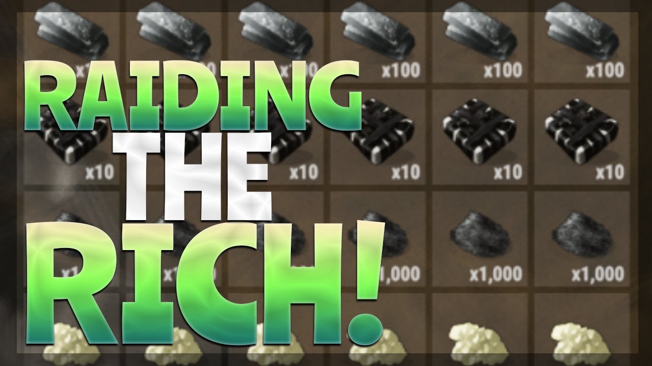 Raiding The Rich Rust Rhinocrunch Youtube