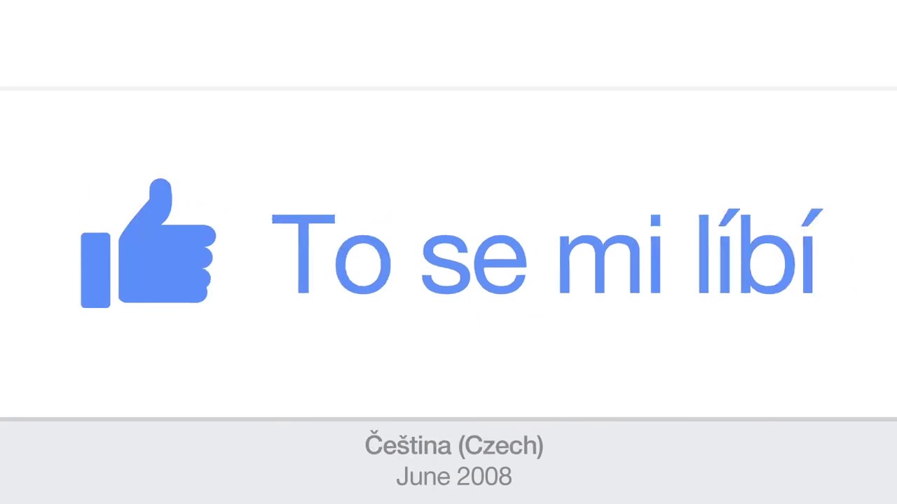Facebook available in more than 100 languages - YouTube