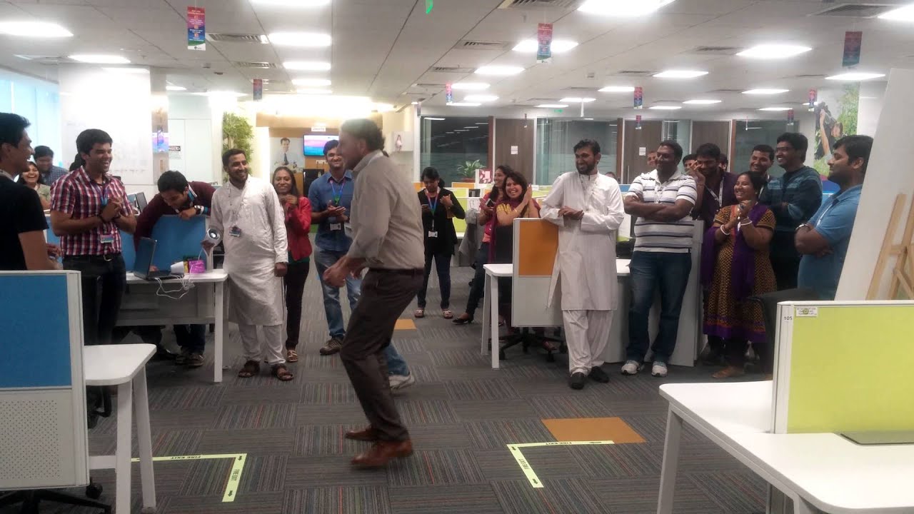 Eddy's dance @ DSM office Hyderabad - YouTube