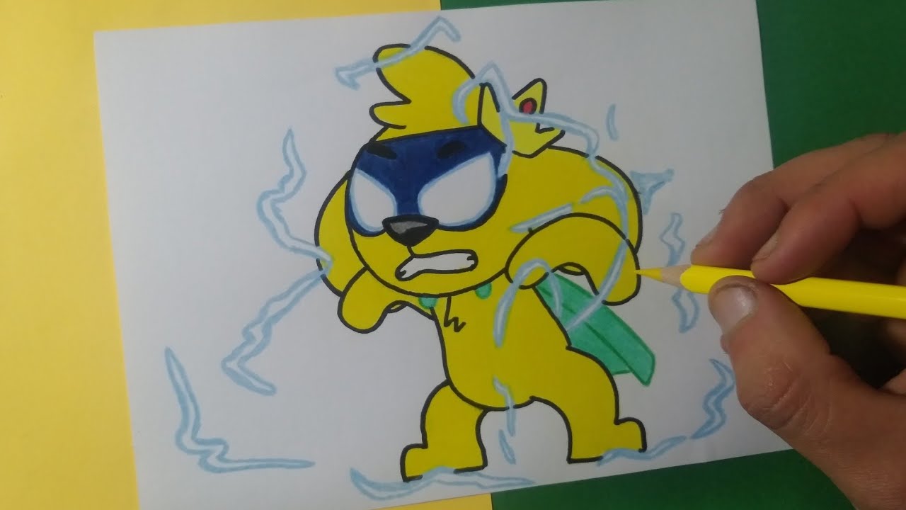 Dibujando a Super Mike con rayos | Episodio Final de Las Perrerías de ...