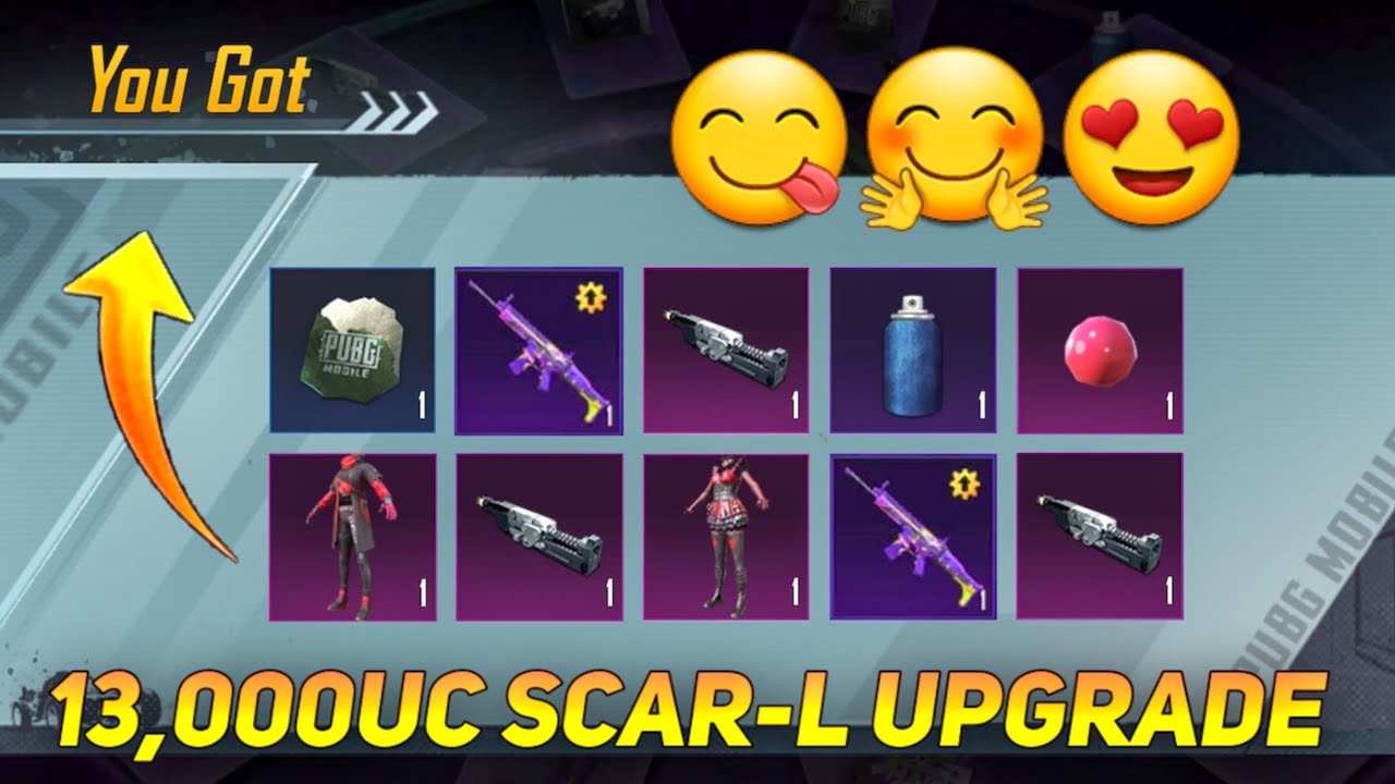 13,000 UC UPGRADE NEW SCAR-L FOOL GUN SKIN - SAMSUNG,A3,A5,A6,A7,J2,J5 ...
