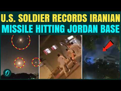 Moment Iran Missiles HITS U.S Army Base In Jordan On CAM, U.S Troops Injured In Massive Attack