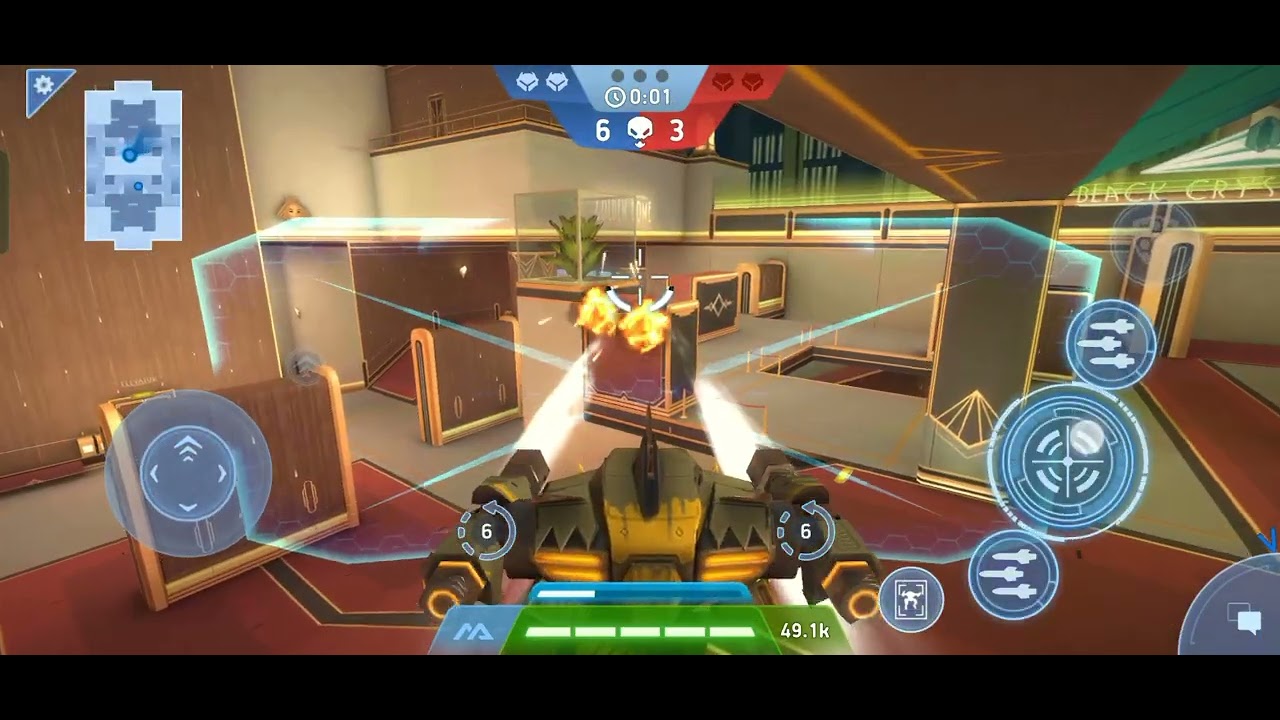 op mech arena 2v2 deathmatch#op #gameplay #mecharena - YouTube