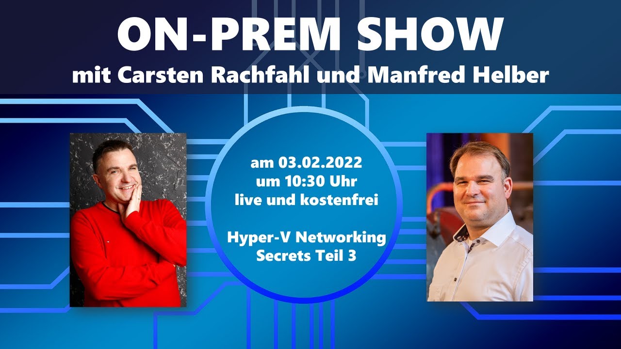 On-Prem Show mit Carsten Rachfahl und Manfred Helber - YouTube