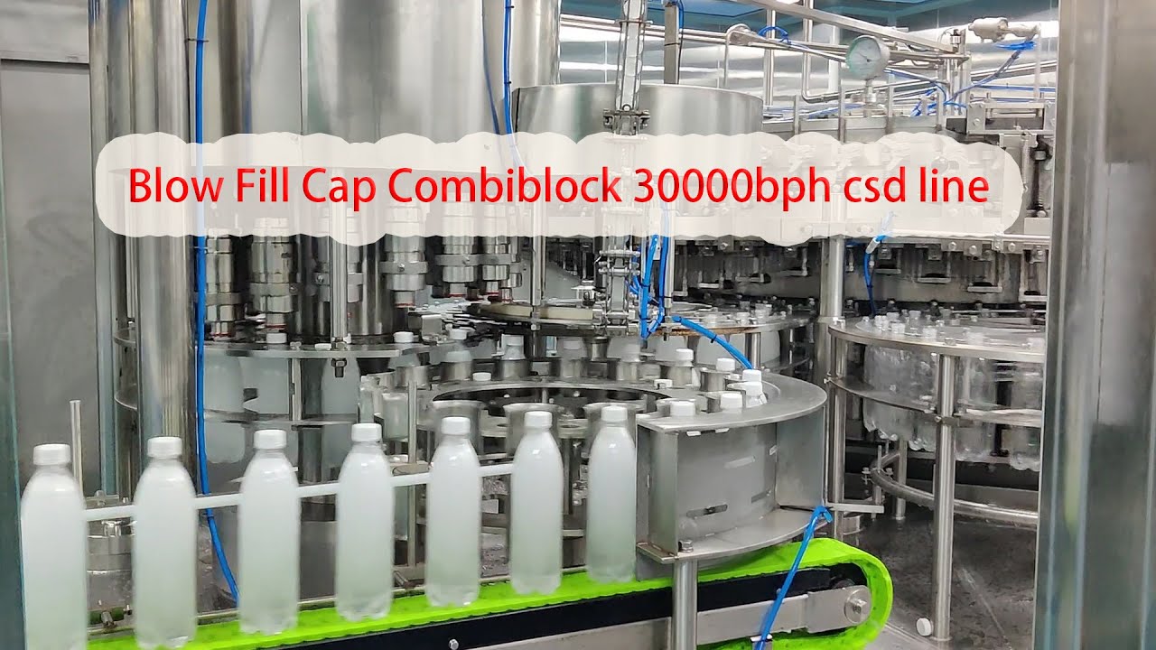 Complete Plant From a to Z Blow Fill Cap Combiblock 30000bph csd line ...