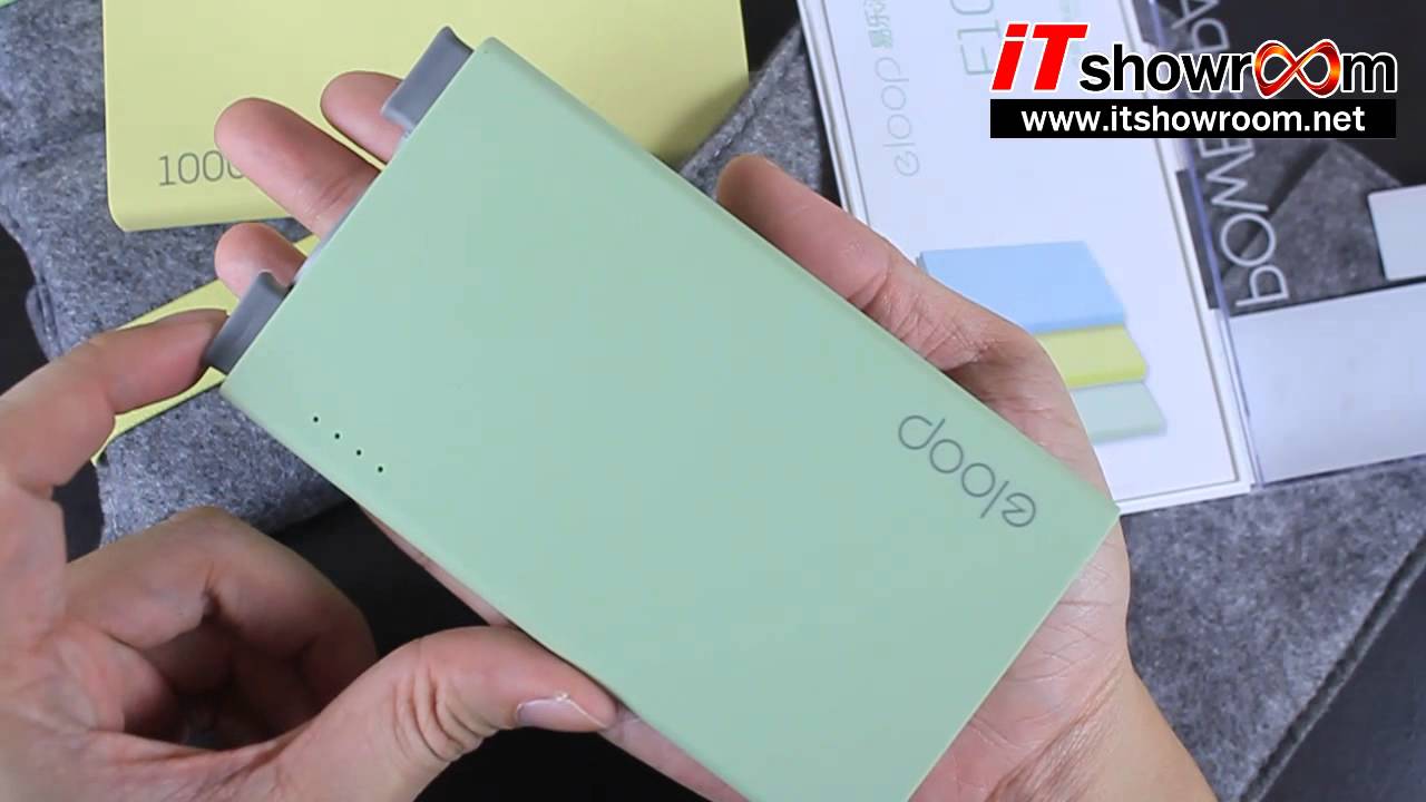 แกะกล่องโชว์ แบตสำรอง Eloop E10 ความจุ 10000 mAh - YouTube